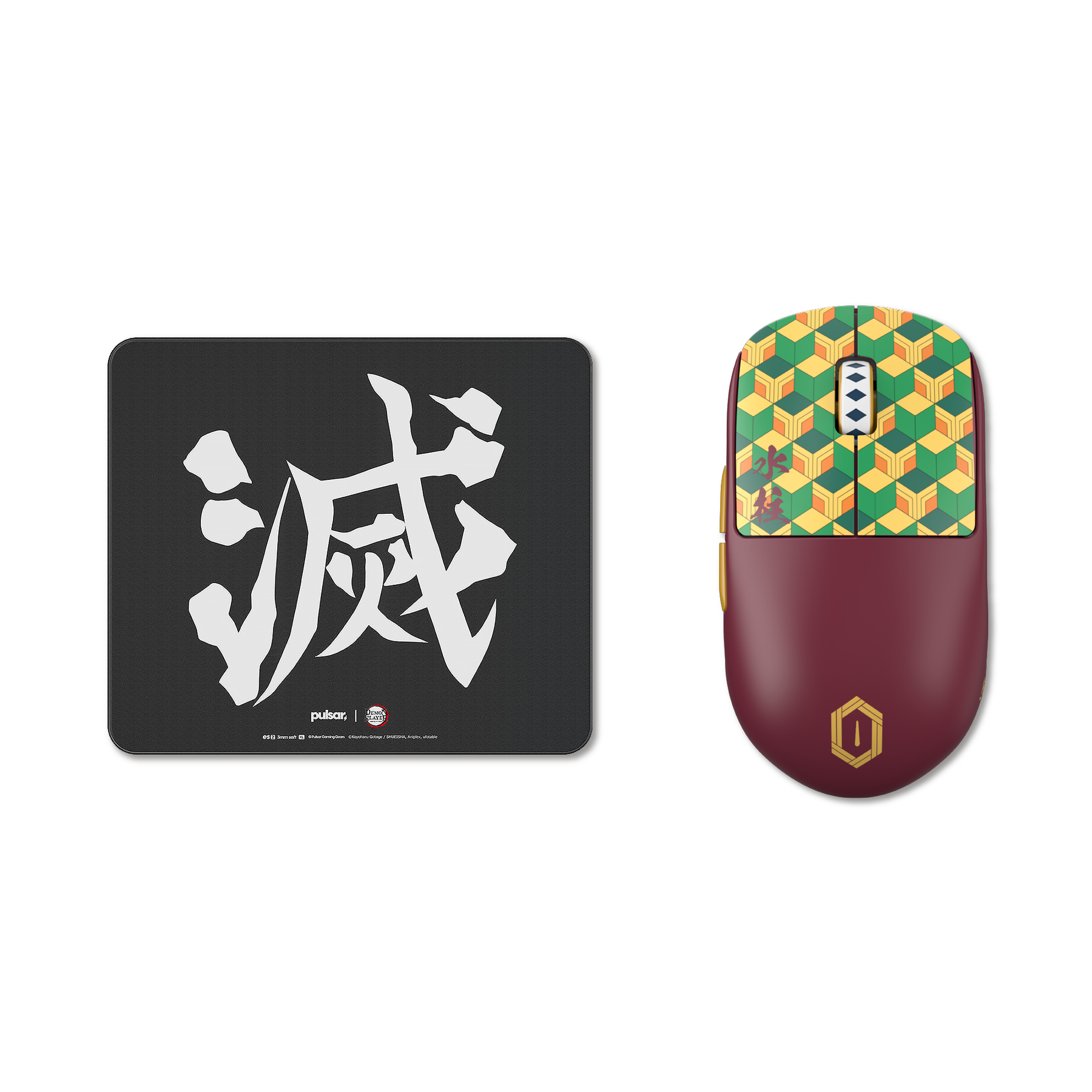Giyu Tomioka Demon Slayer x Pulsar Bundle (Mouse & Mousepad) – ONEofZERO