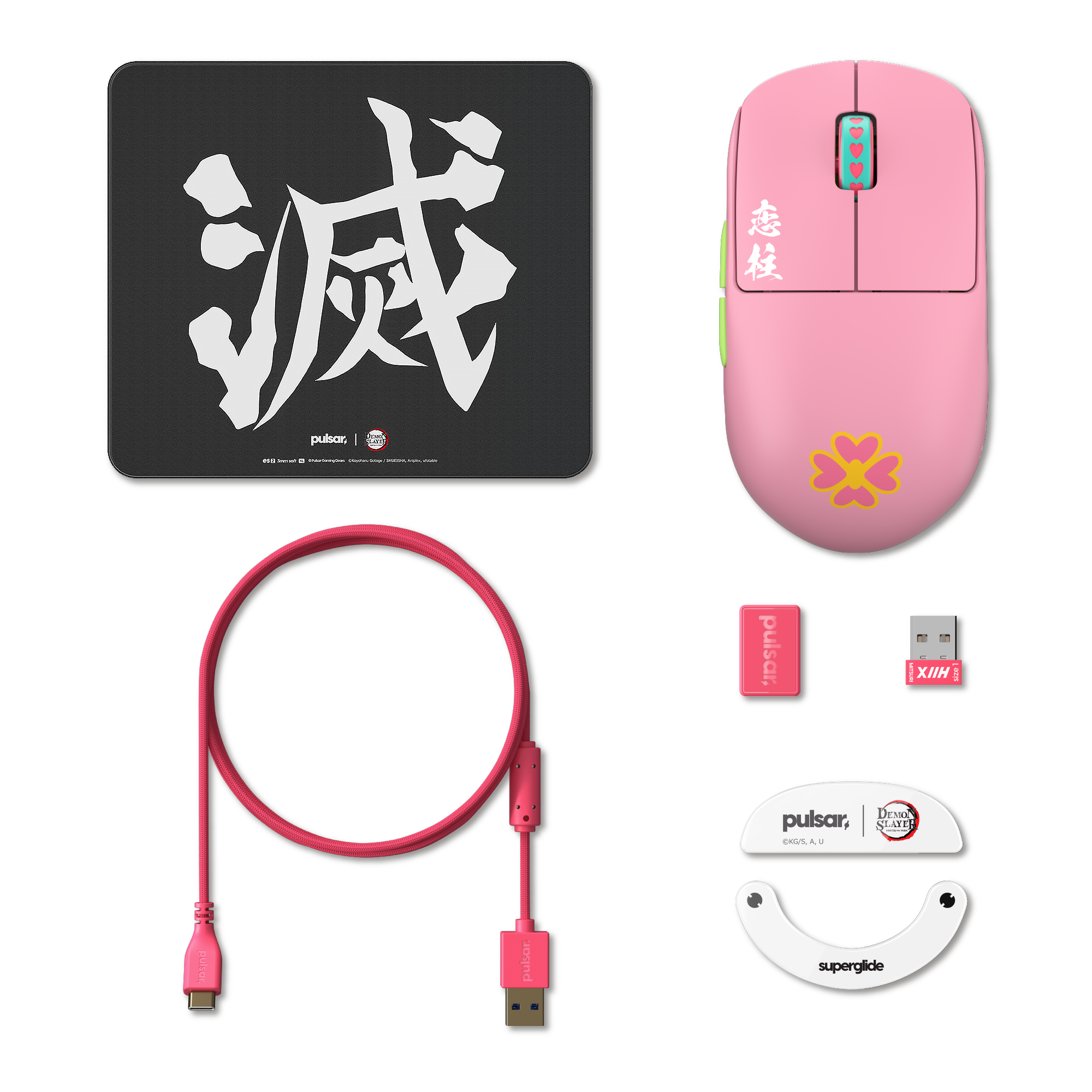 Mitsuri Kanroji Demon Slayer x Pulsar Bundle (Mouse & Mousepad) – ONEofZERO